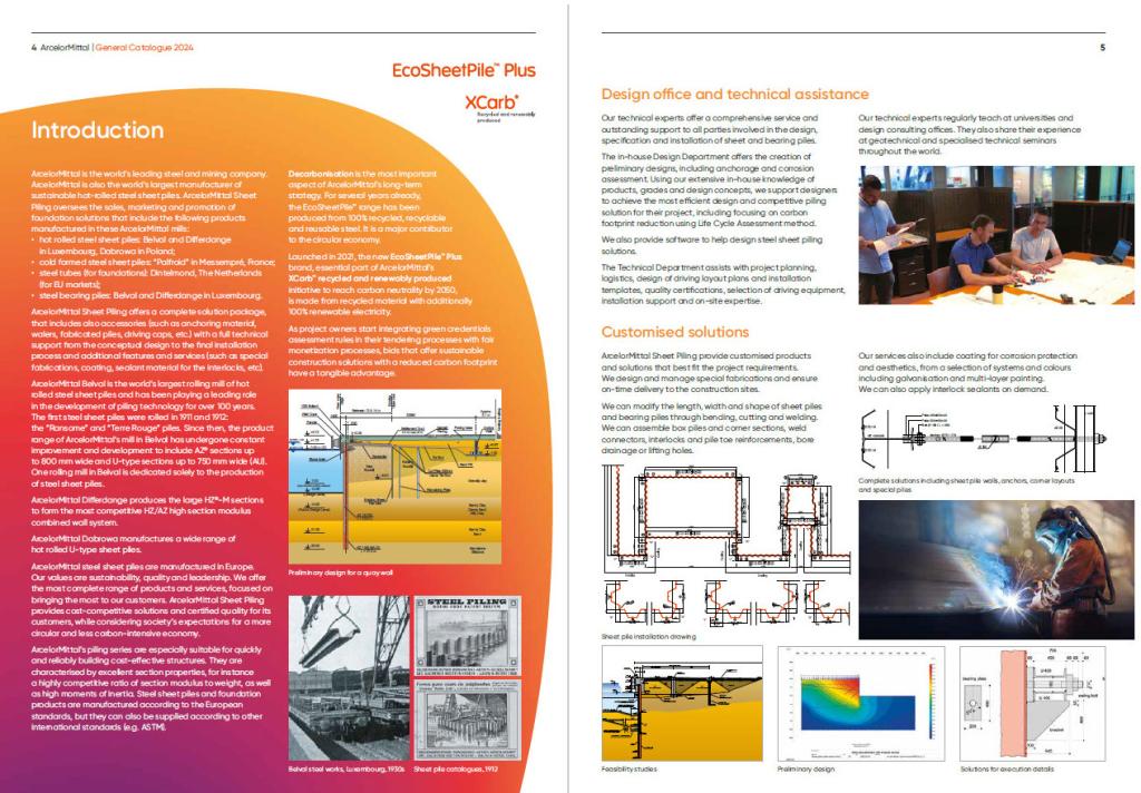 Gesamtkatalog | ArcelorMittal Spundwand